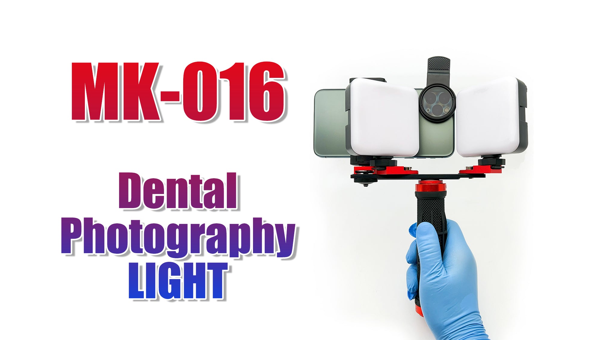 MK-016 dental photography light - LED lamp for dentist - teeth photos ...